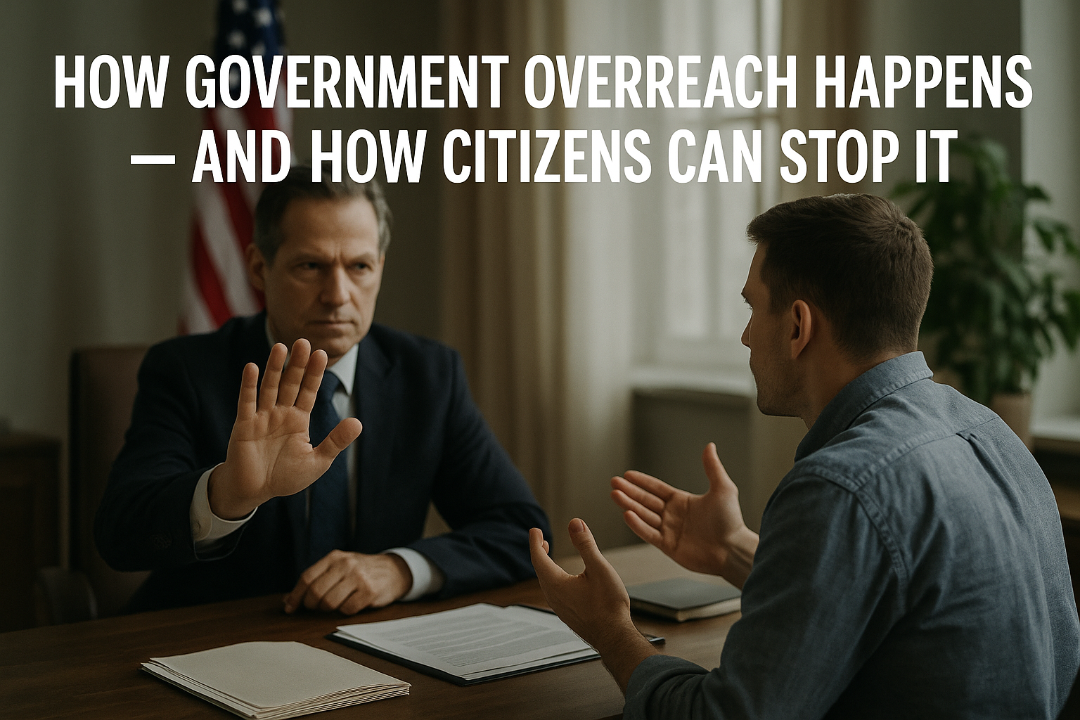 How Government Overreach Happens — And How Citizens Can Stop It